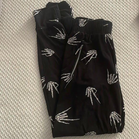 Pants & Jumpsuits | Skeleton Hands Pants | Poshmark
